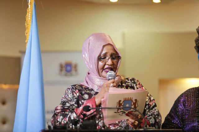 Marwada Koowaad ee Qaranka oo furtay Shirweynaha Haweenka Soomaaliyeed ...