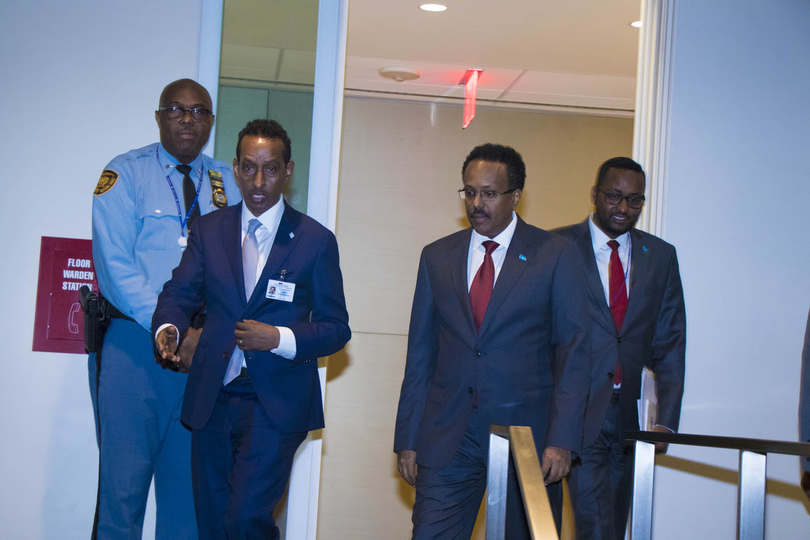 Madaxweyne Farmaajo oo Golaha Guud ee Qaramada Midoobay uga warbixiyey ... Madaxweyne Farmaajo oo Golaha Guud ee Qaramada Midoobay uga warbixiyey ...